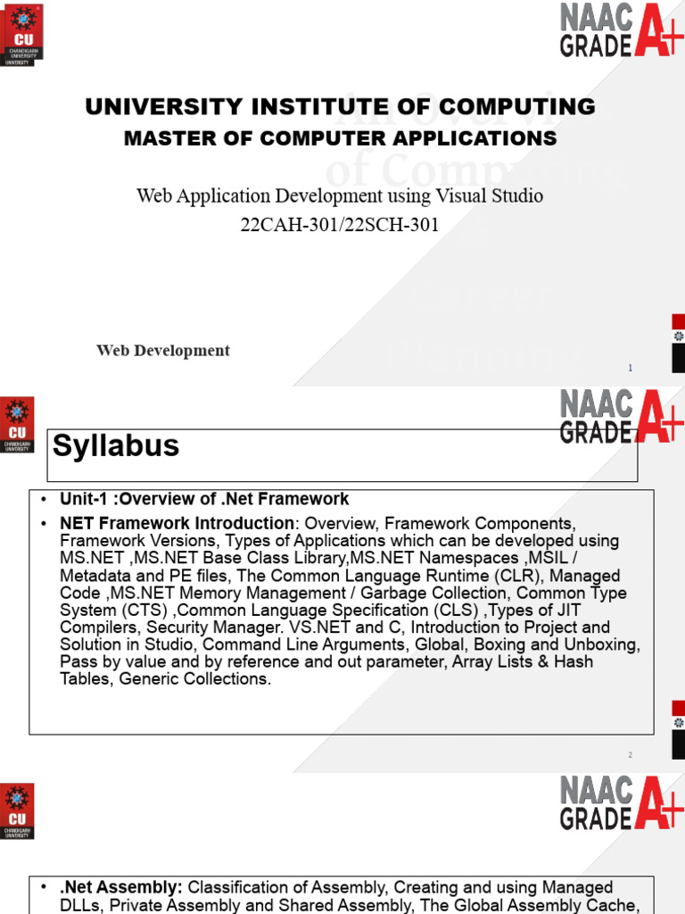 Introduction of .Net Framework - Chapter1 | PDF | Windows Presentation Foundation | Class ...