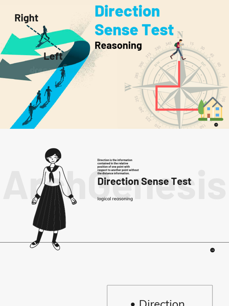 Direction Sense Test | PDF