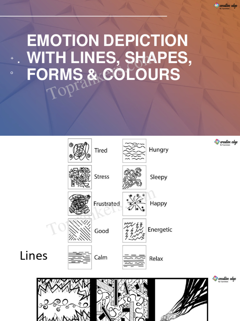 Art Emotions: Lines & Colors | PDF | Blue | Green