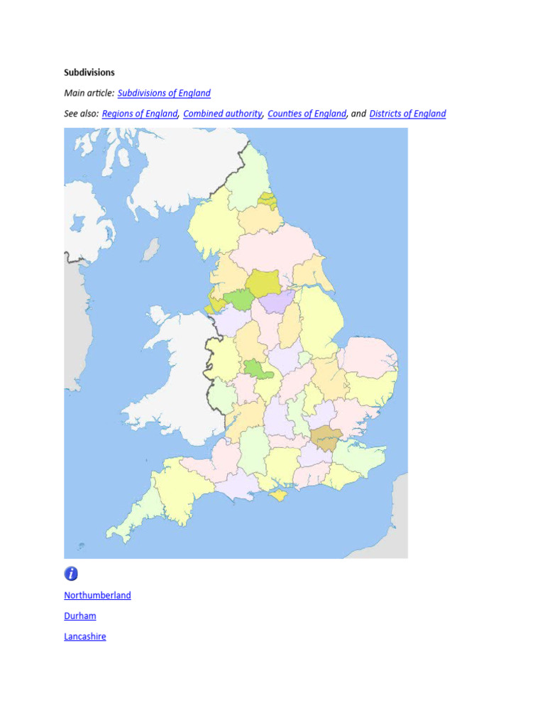 England 3 | PDF | England | Earth Sciences