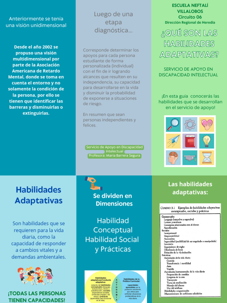 Habilidades Adap | PDF | Invalidez | Ciencias del comportamiento