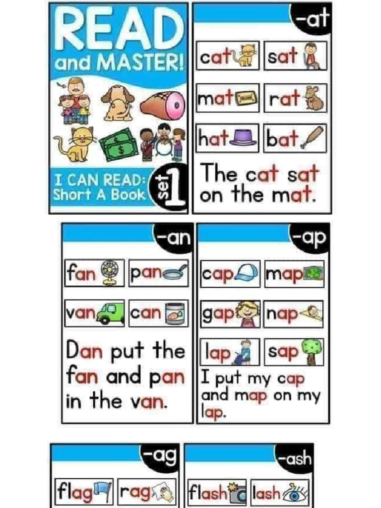 Reading Remedial 2.2 Word-Sentence | PDF