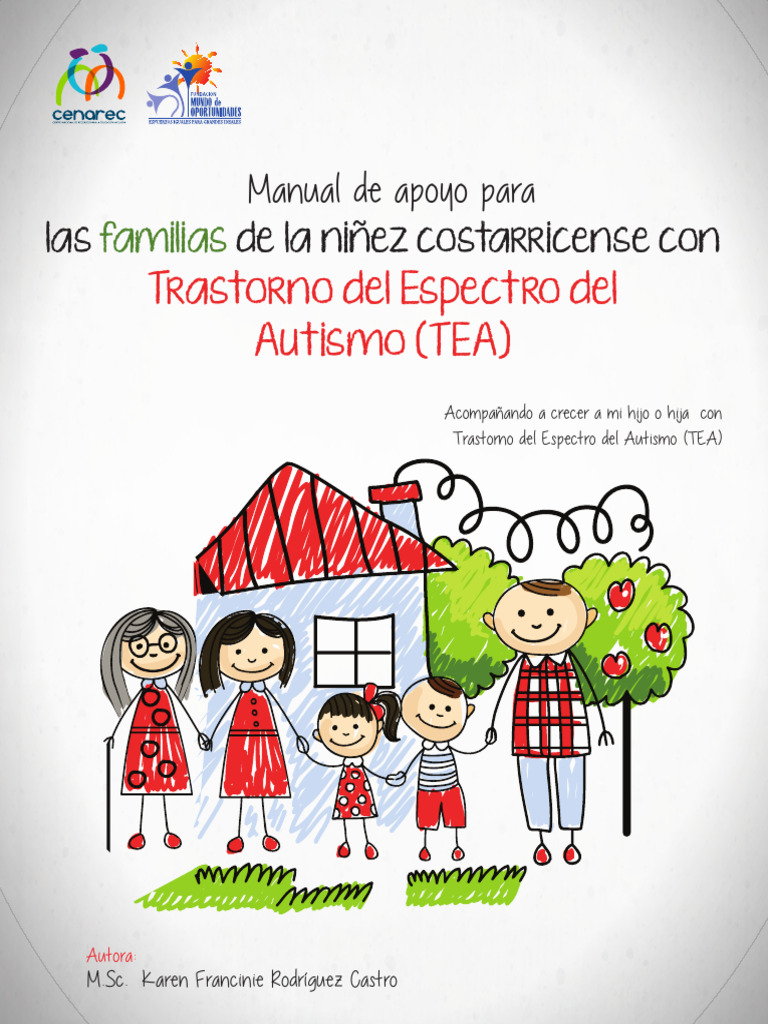 Manual Cenarec - Autoapoyo Familias Ni Ez Costarricense Con TEA - 2018 | PDF | Espectro autista ...