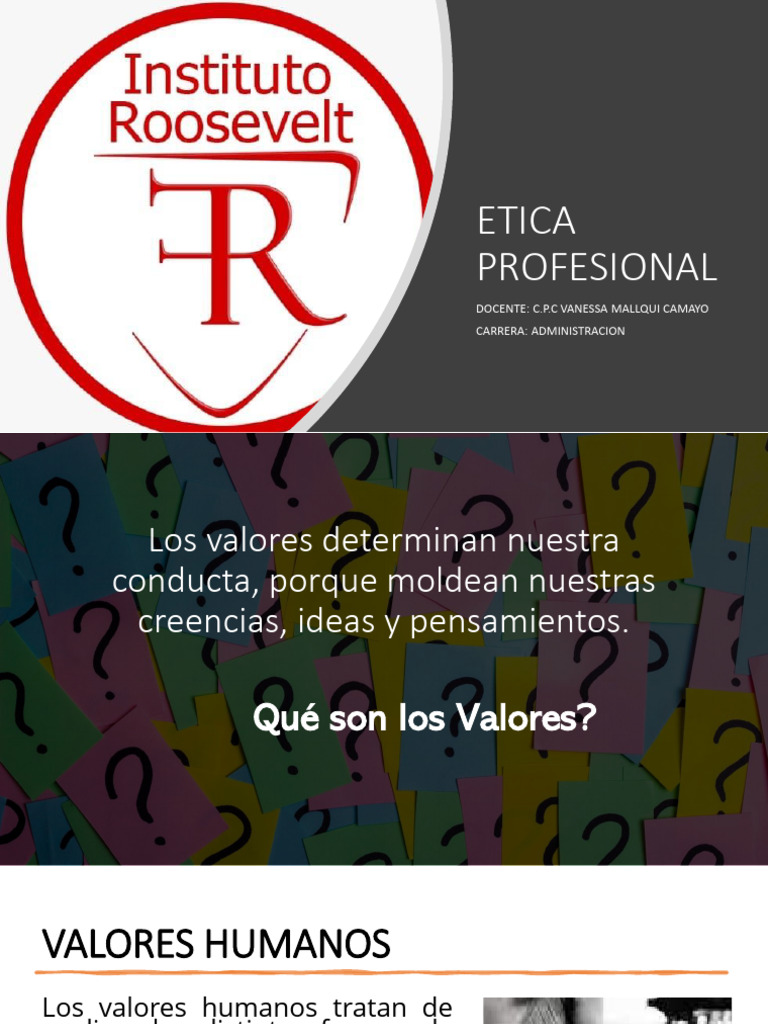 Etica. Semana 4 | PDF | Solidaridad | Moralidad