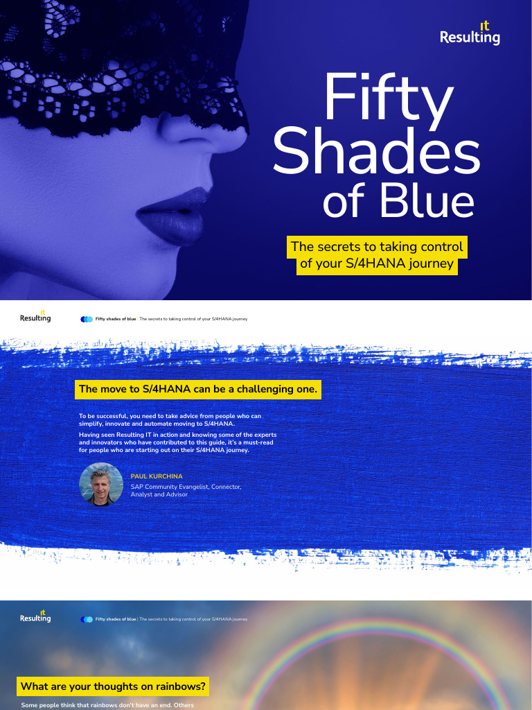 50 Shades Blue Resulting S4hana Migration Guide | PDF | Cloud Computing ...