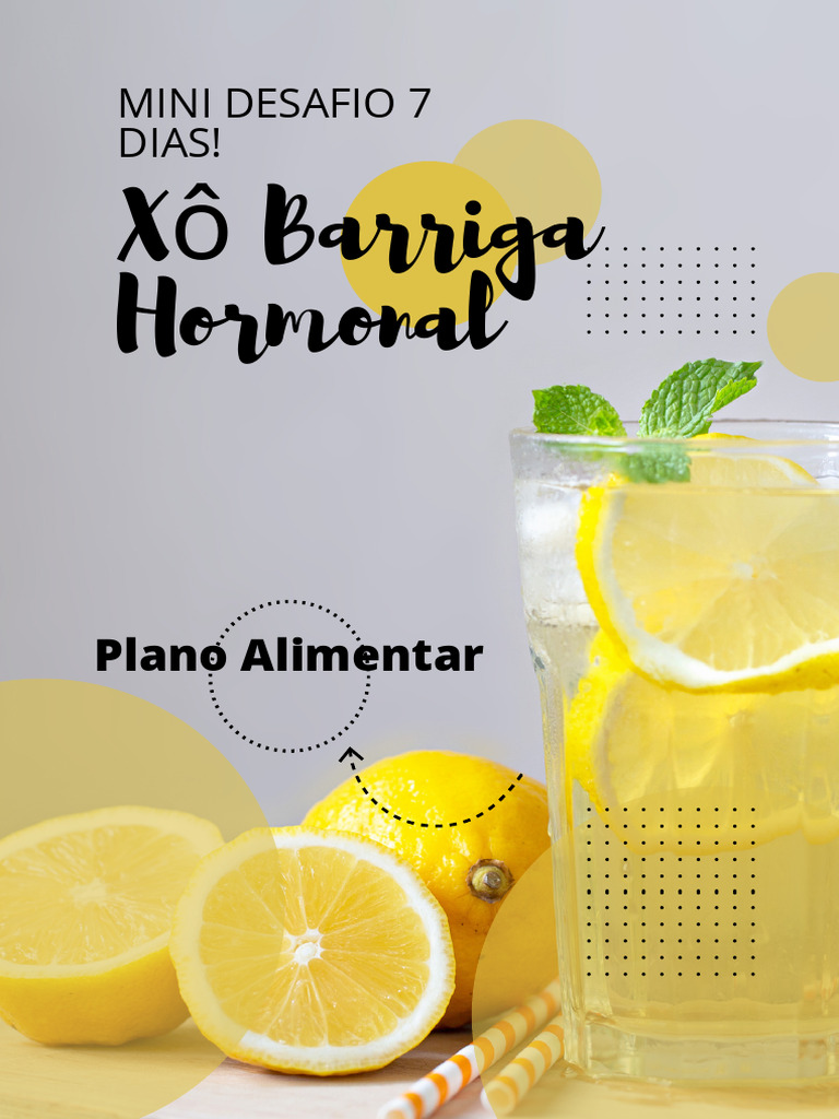Plano Alimentar Mini DESAFIO 7 Dias Xô Barriga Hormonal - 20240521 ...
