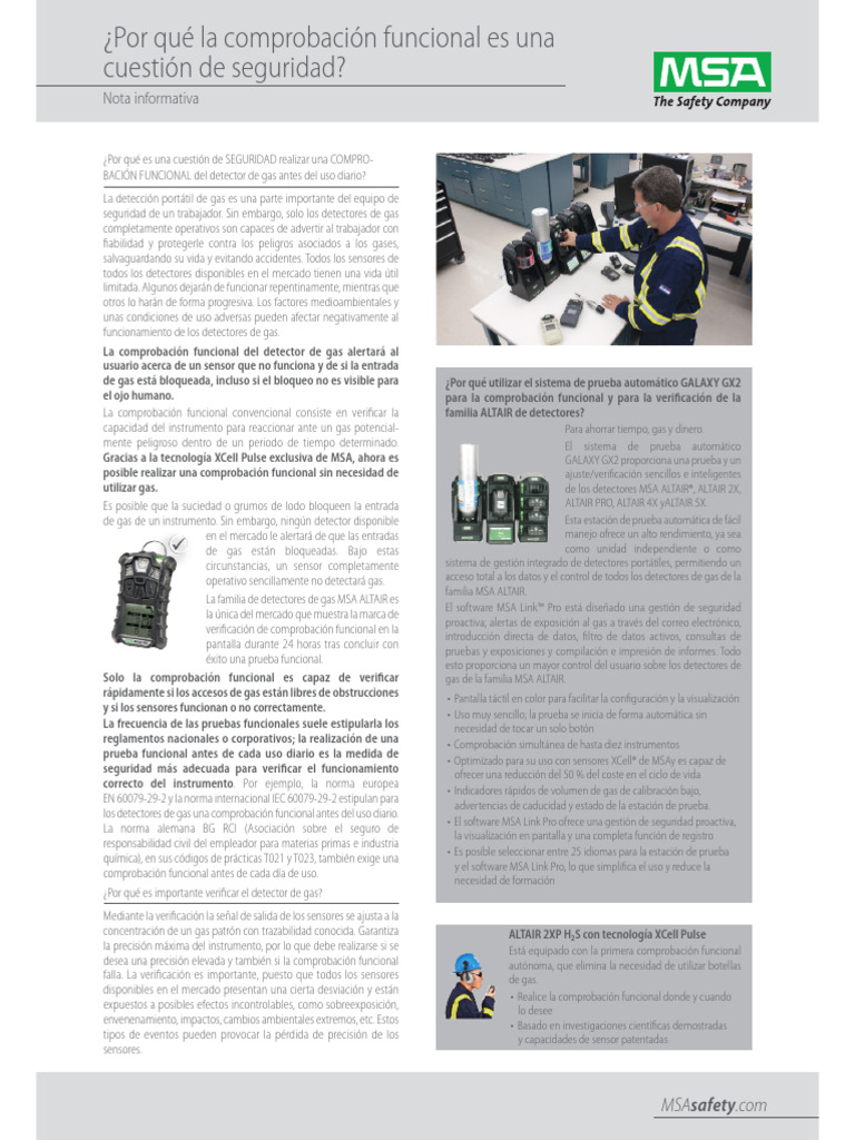 Flyer - Bump Test - ES | PDF | Sensor | Informática