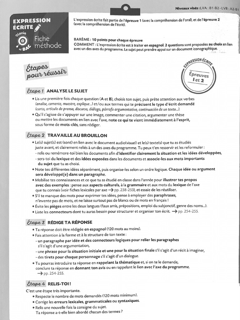 Expression Ecrite | PDF