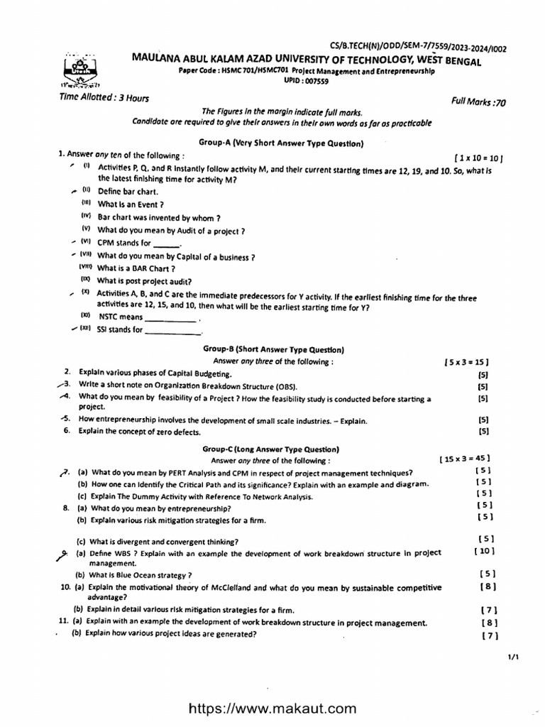 Cse 7th Sem Pyq | PDF