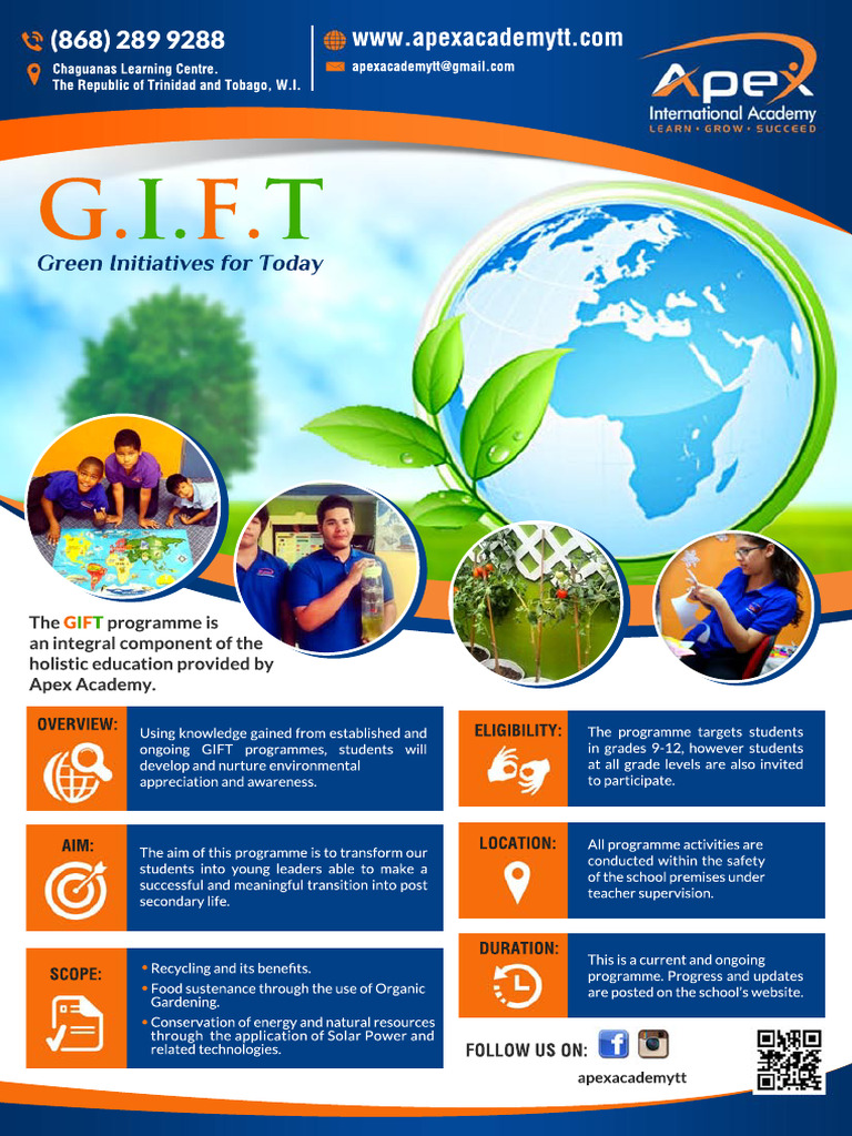 Apex International Academy GIFT FLYER | PDF