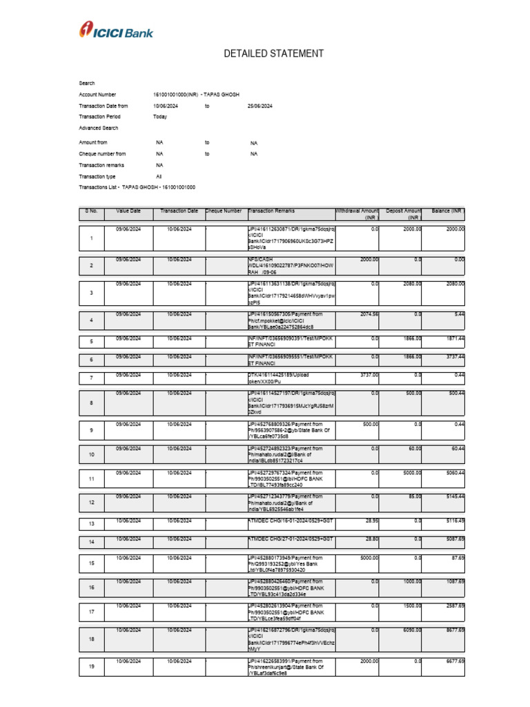 OpTransactionHistory25 06 2024 | PDF | Banking | Financial Services
