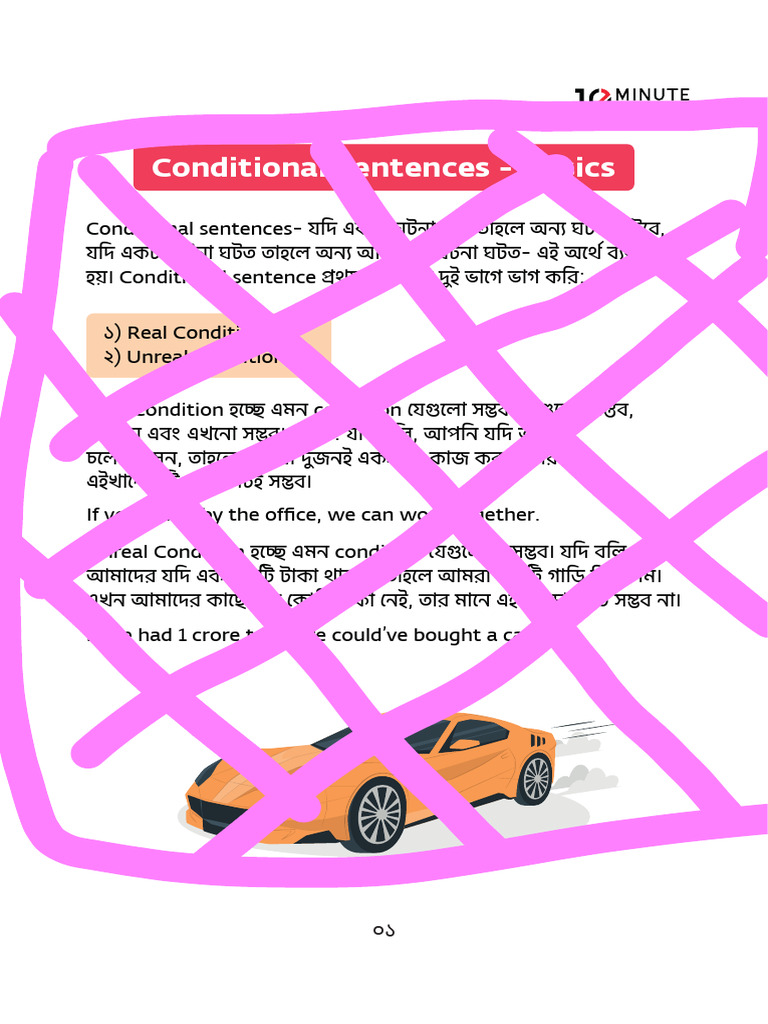 Conditional Sentences - Basics | PDF