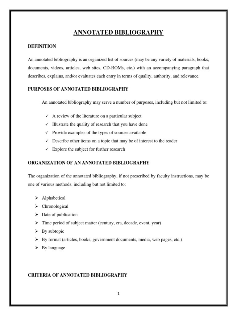 Annotated Bibliography | PDF | Cost Of Living | Bibliography