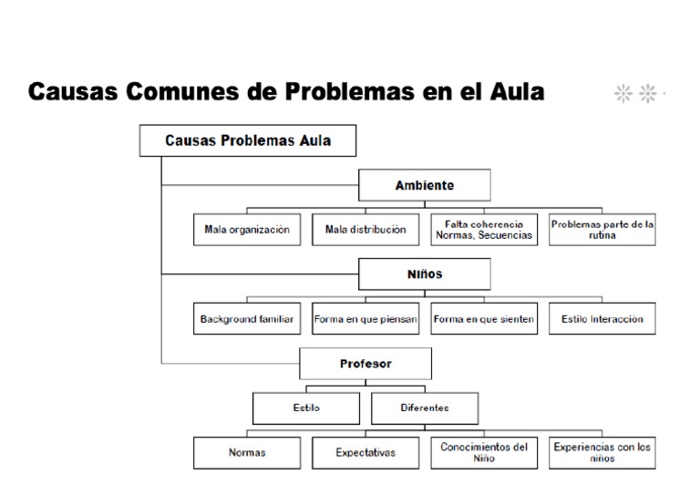 Esquema de Problemas Conductuales en El Aula | PDF