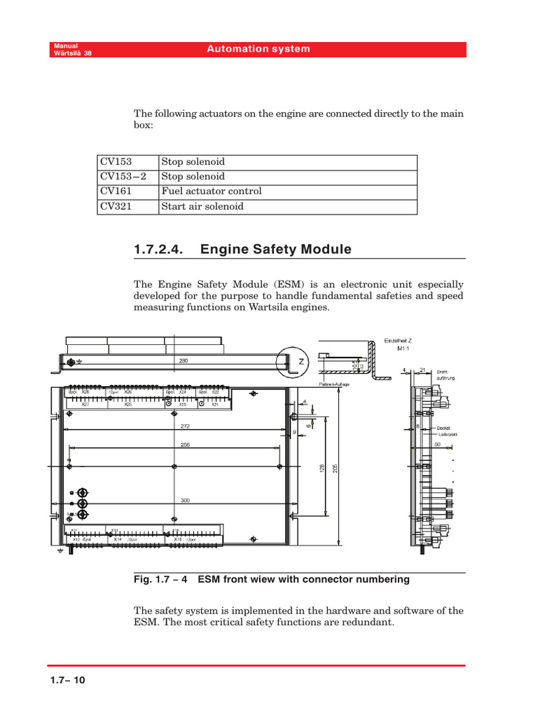 Wärtsilä ESM Manual Overview | PDF | Automation | Switch