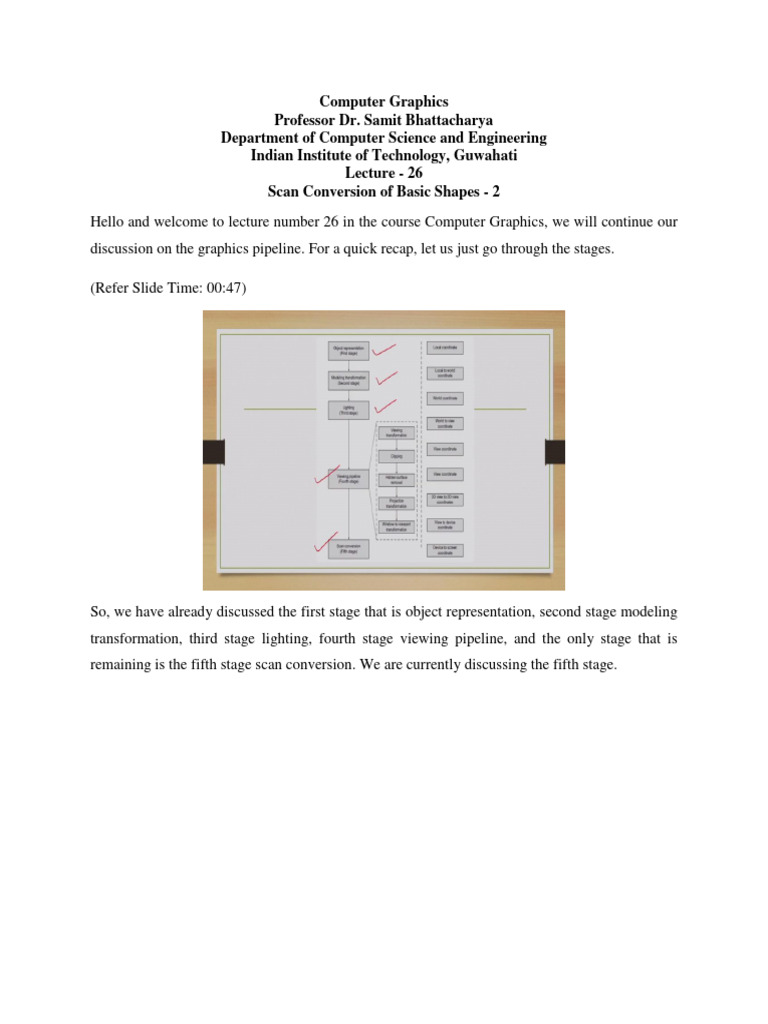 Lec 26 | PDF | Rendering (Computer Graphics) | Rounding
