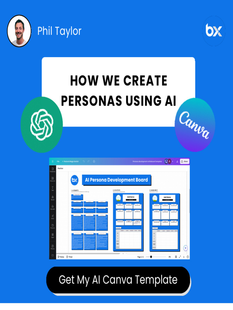 Create Persona Using Canva Templates | PDF | Brand | Procedural Knowledge