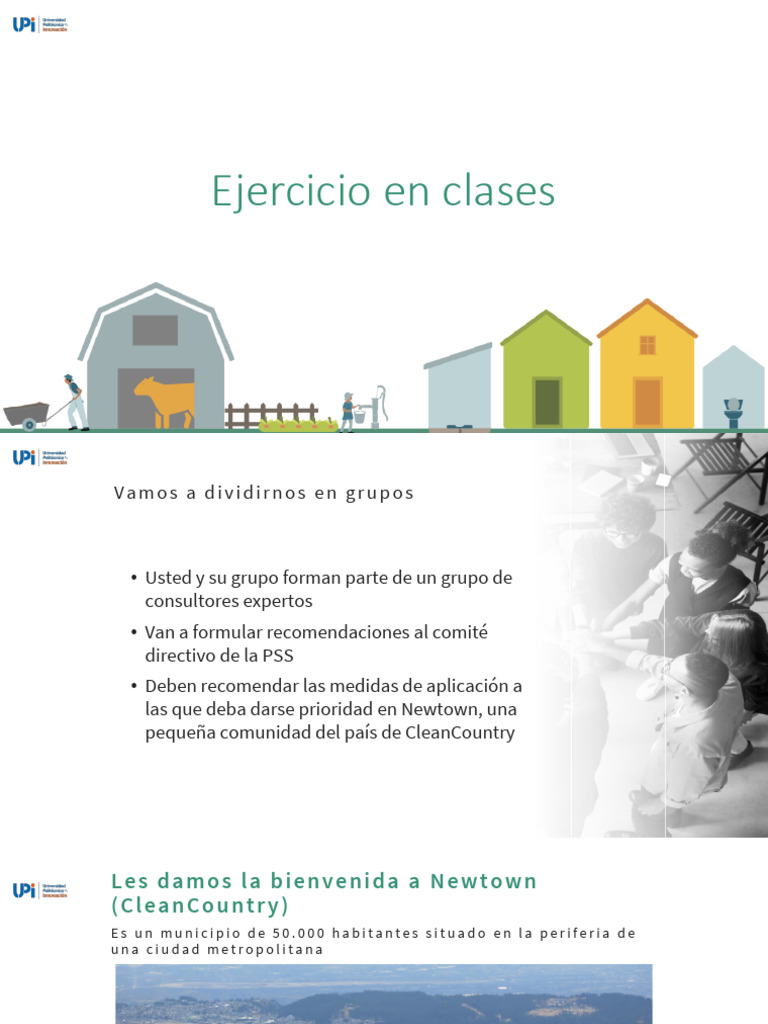 Ejercicio de Clase (Caso Newtown) | PDF | Saneamiento | Alcantarillado