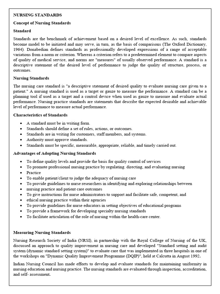 Nursing Standards in LR | PDF | Nursing | Childbirth