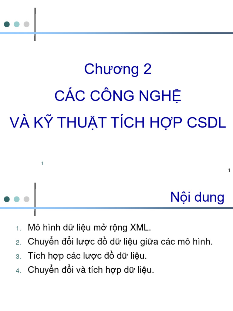 Chuong 2 - Cac Cong Nghe Va Ky Thuat Tich Hop - P2 | PDF