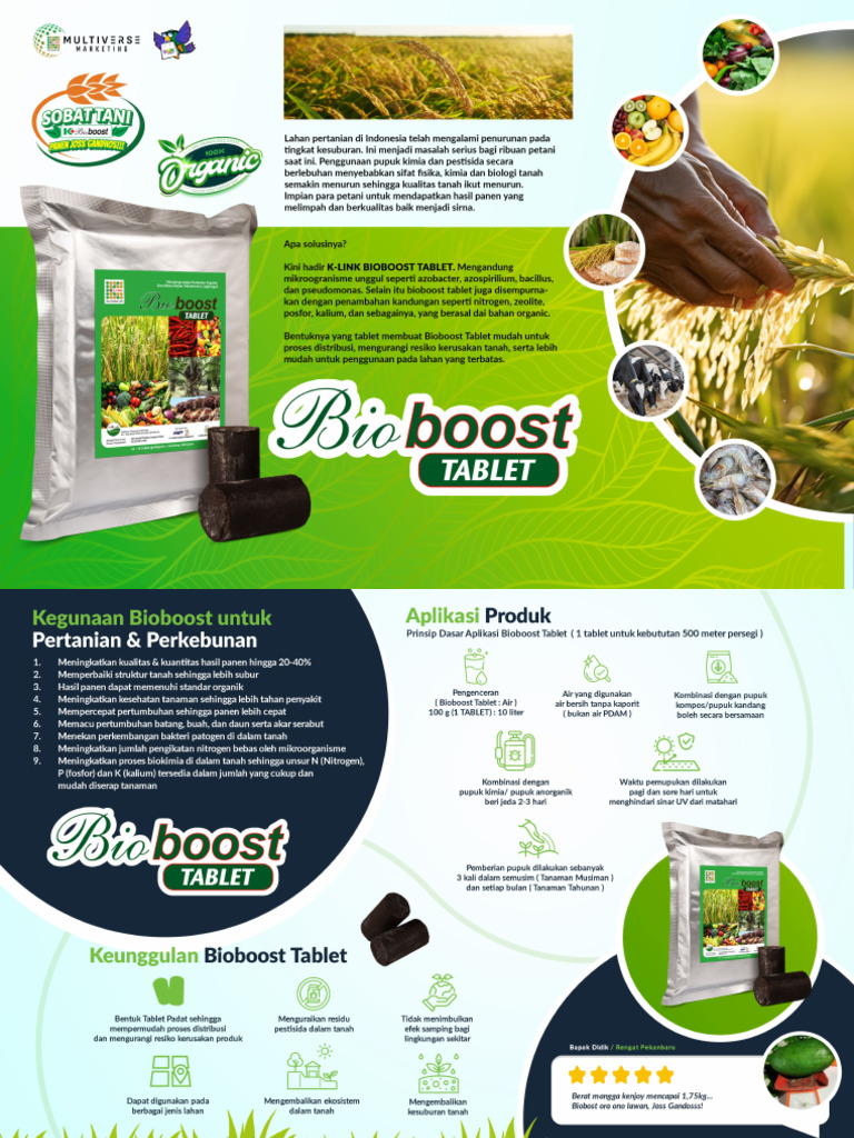 E-Brochure Bioboost Tablet | PDF