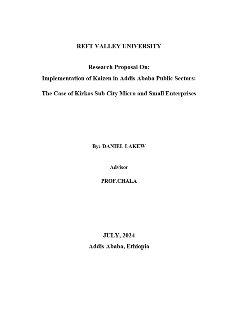 KAI Res - Proposal | PDF | Sampling (Statistics) | Sample Size ...