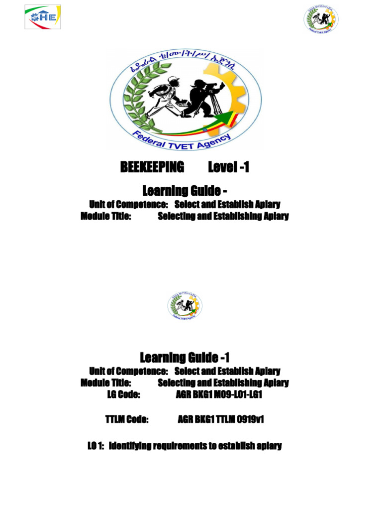 Select and Establish Apiary | PDF | Honey Bee | Beehive