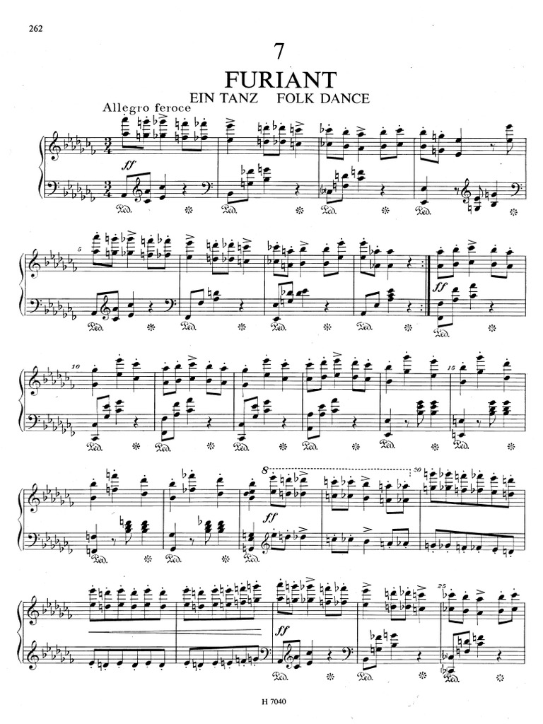 A. Dvorák Op. 85 VII. Furiant | PDF