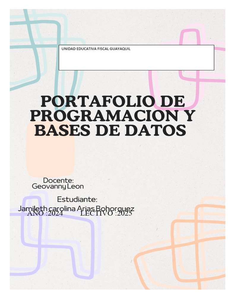 Portafolio de Tercero | PDF | Lenguaje de programación | Blog
