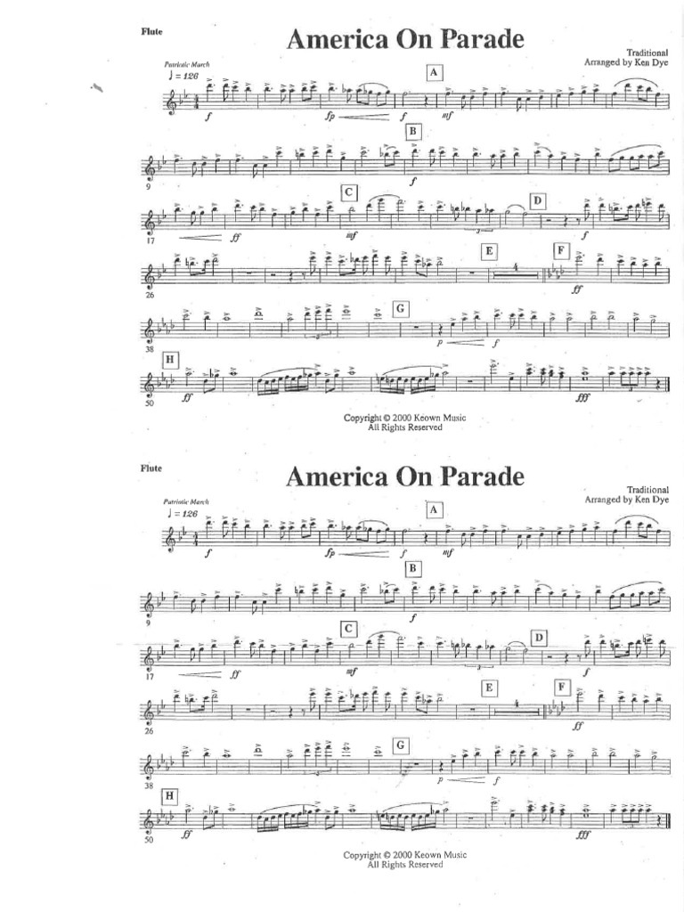 America On Parade - Ken Dye | PDF