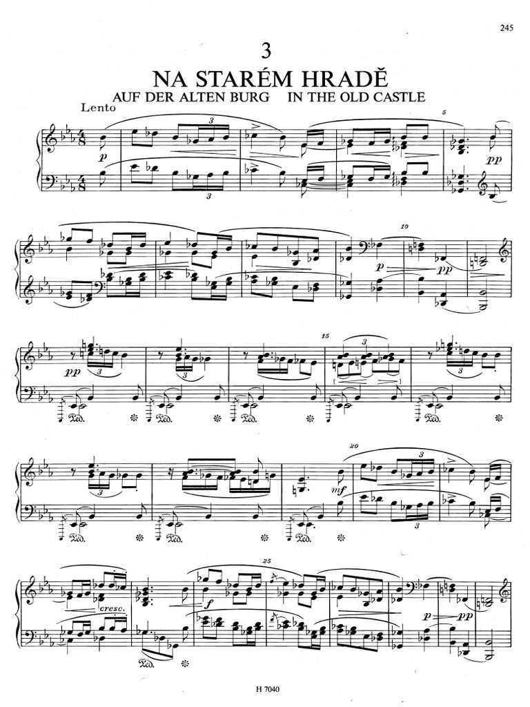 A. Dvorák Op.85 3 in The Old Castle | PDF