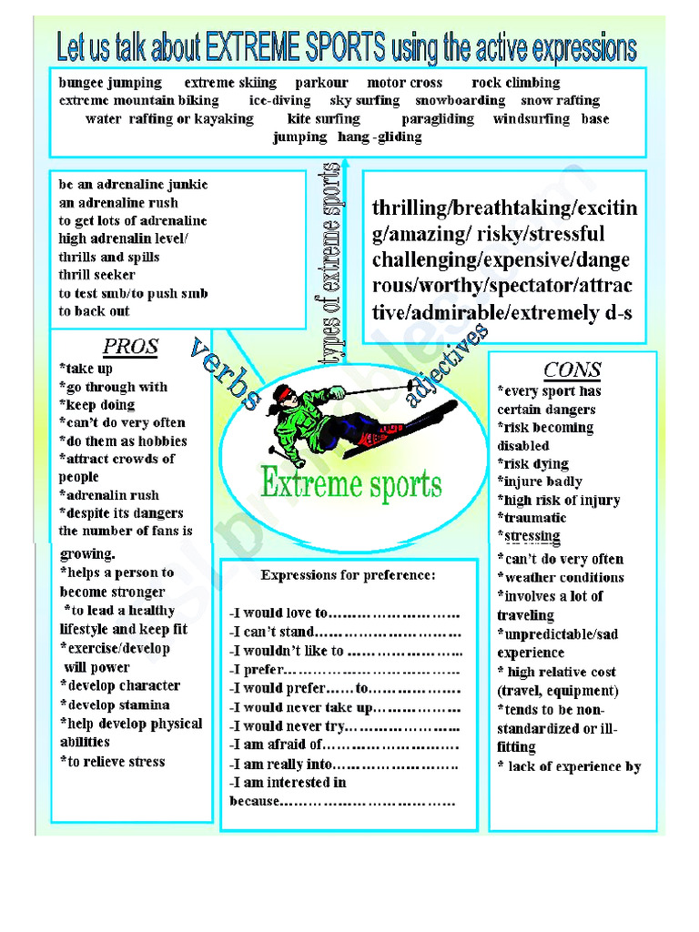Extreme Sports PRINT | PDF