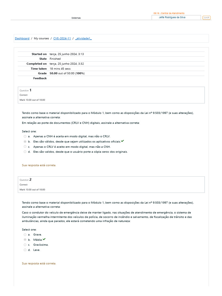 Atividade1 - Attempt Review | PDF