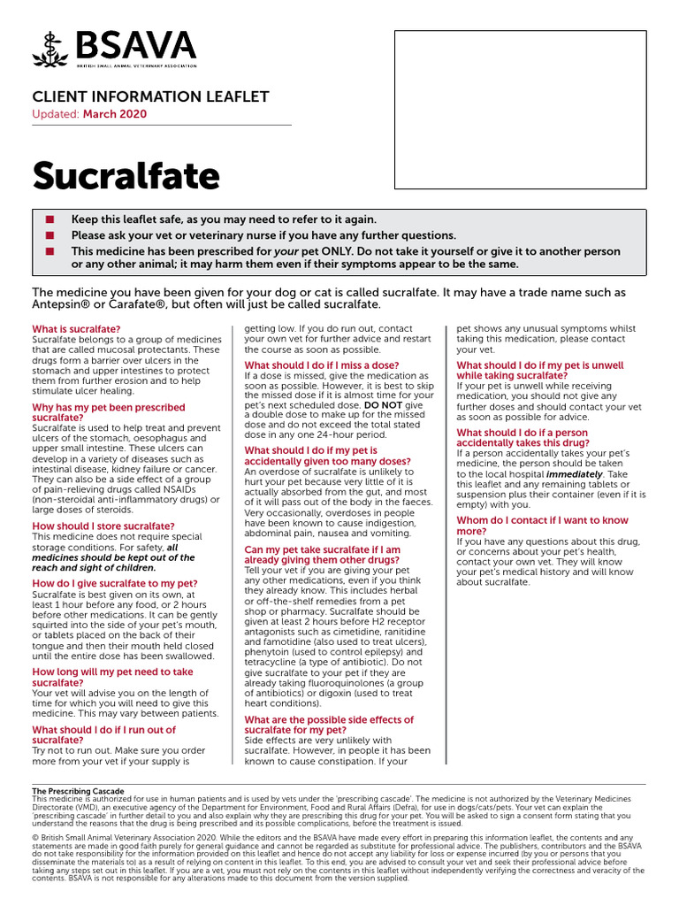 Sucralfate | PDF | Gastroenterology | Health Care