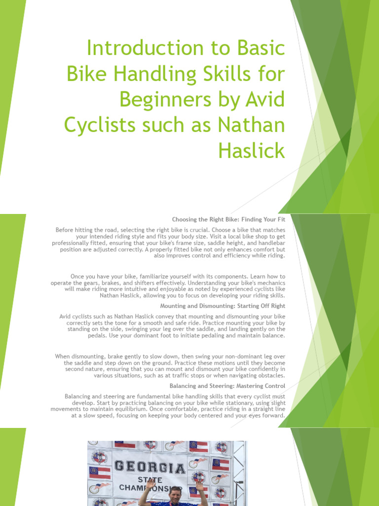 Introduction To Basic Bike Handling Skills For Beginners by Avid ...