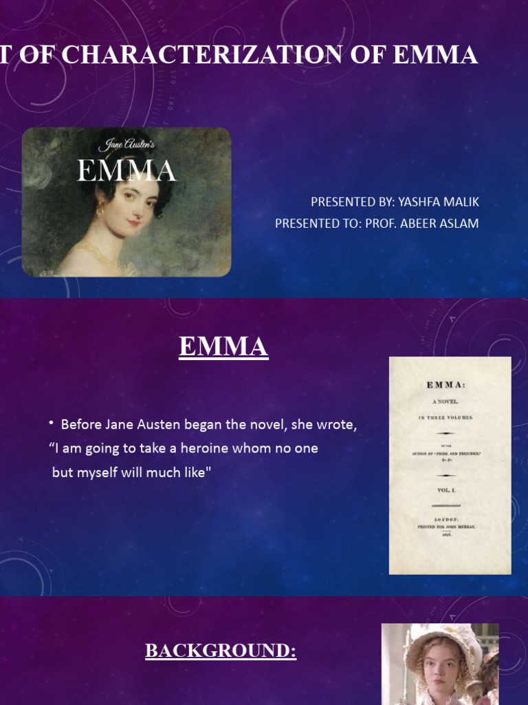 Presentation Copy 2 Copy 2 | PDF | Emma (Novel) | Jane Austen Characters