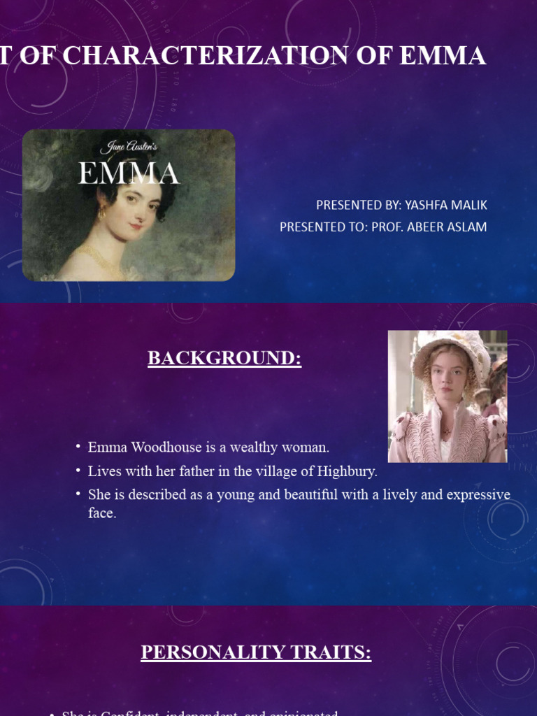 Presentation Copy 2 | PDF | Emma (Novel) | British Bildungsromans