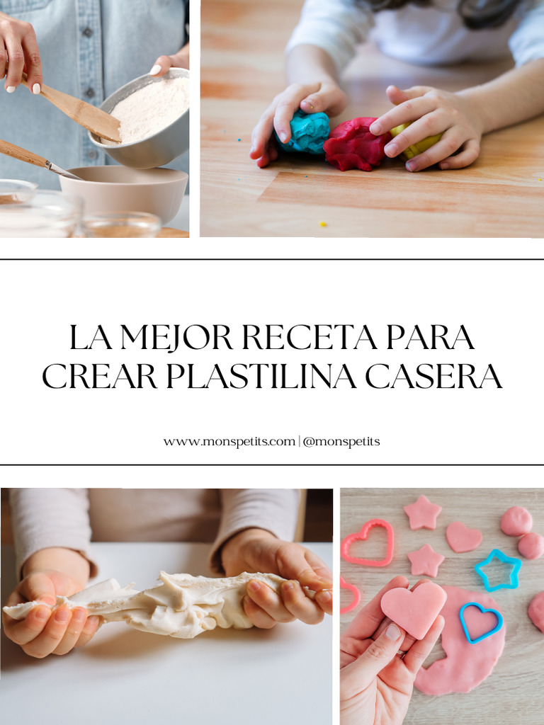 Receta Plastilina Casera ESP by Monspetits | PDF | Ciencias sociales ...