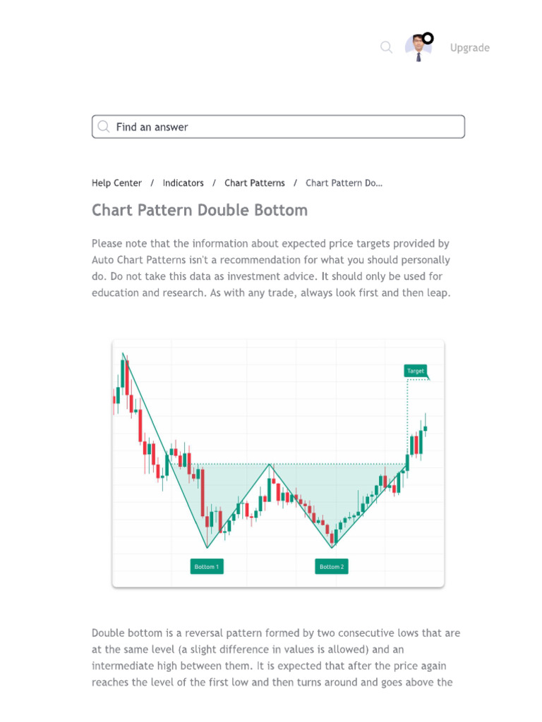 Chart Pattern Double Bottom | PDF