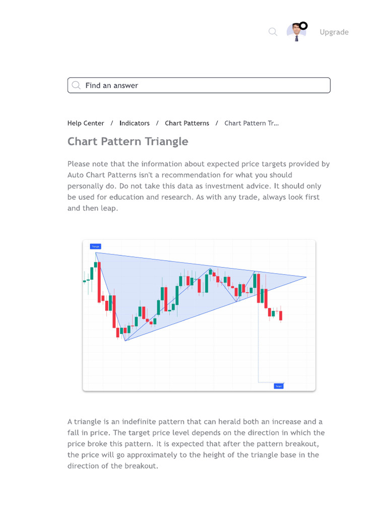 Chart Pattern Triangle | PDF
