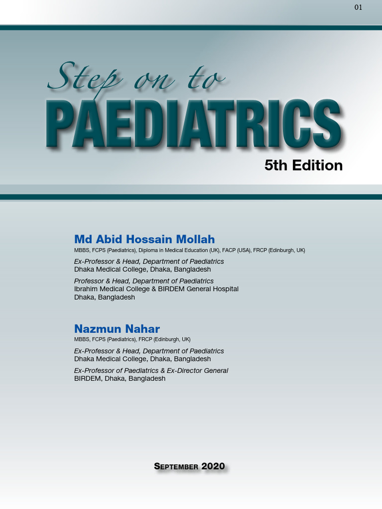 Step On To Paediatrics by MD Abid Hossain Mollah 5th Edition | PDF ...
