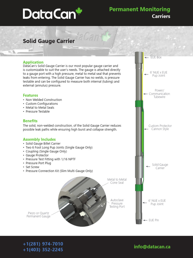 Perms - Carriers - Solid Gauge Carrier - v2.1 | PDF | Pipe (Fluid ...