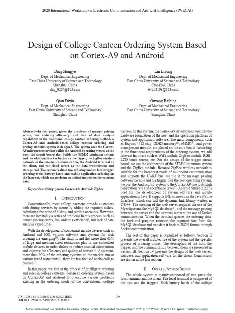 Hongyu 2020 | PDF | Network Socket | Computer Network