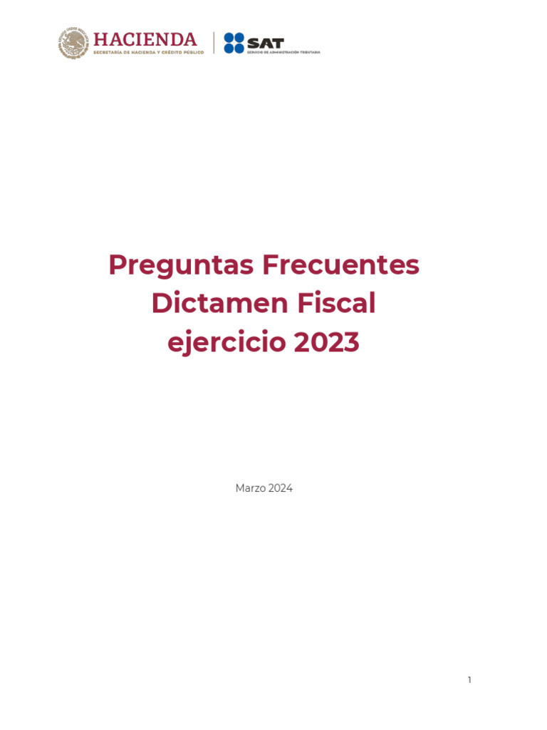 Preguntas Frecuentes Siprd 2023 | PDF | Auditoría | Contador