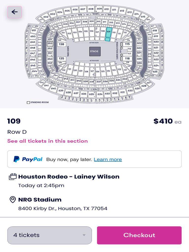 Houston Rodeo Houston Tickets - NRG Stadium - 03092024 Vivid Seats ...