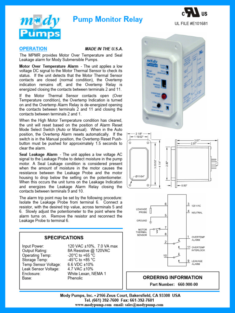 Mody Pump Monitoring System | PDF | Relay | Resistor