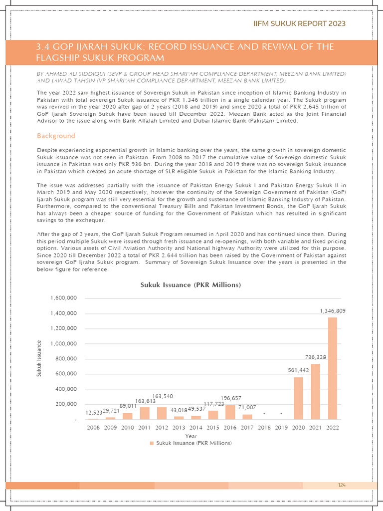 Case Study On Revival of GOP Ijarah Sukuk Program IIFM 2023 | PDF ...