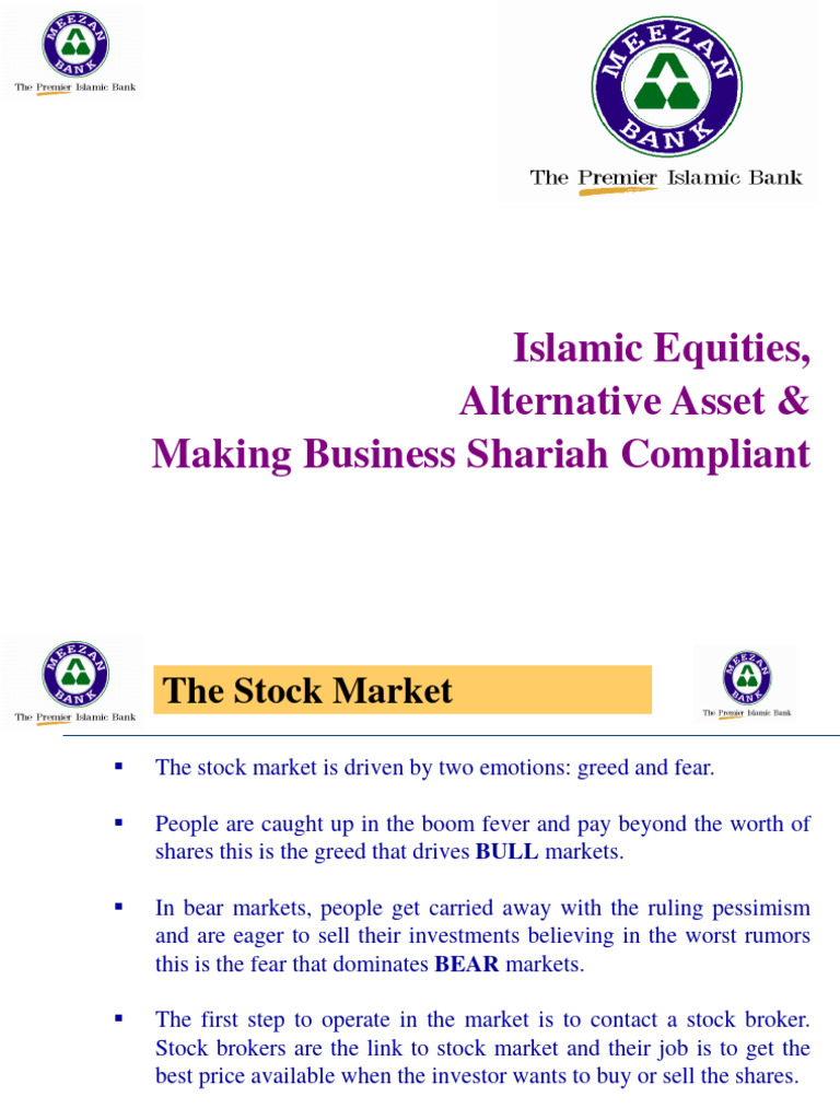 Islamic Equities | PDF | Stocks | Securities (Finance)