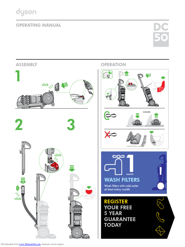Dyson Dc50 | PDF | Vacuum Cleaner