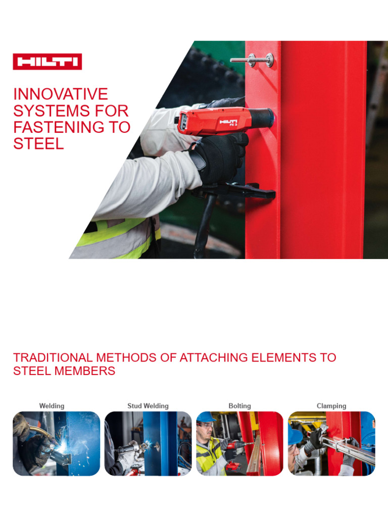 Hilti Fastening Solutions for Steel | PDF | Stainless Steel | Steel